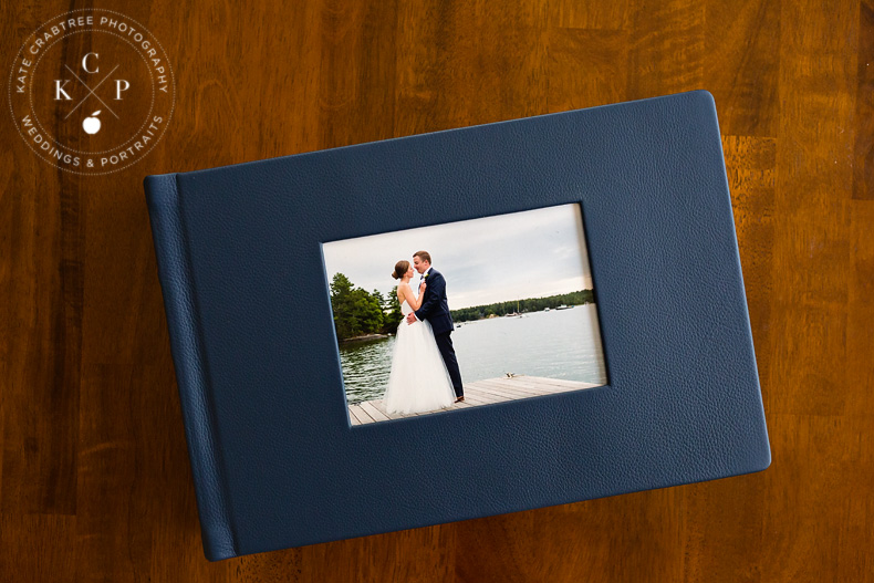 The New Signature Wedding Album | Kate Crabtree Photography
