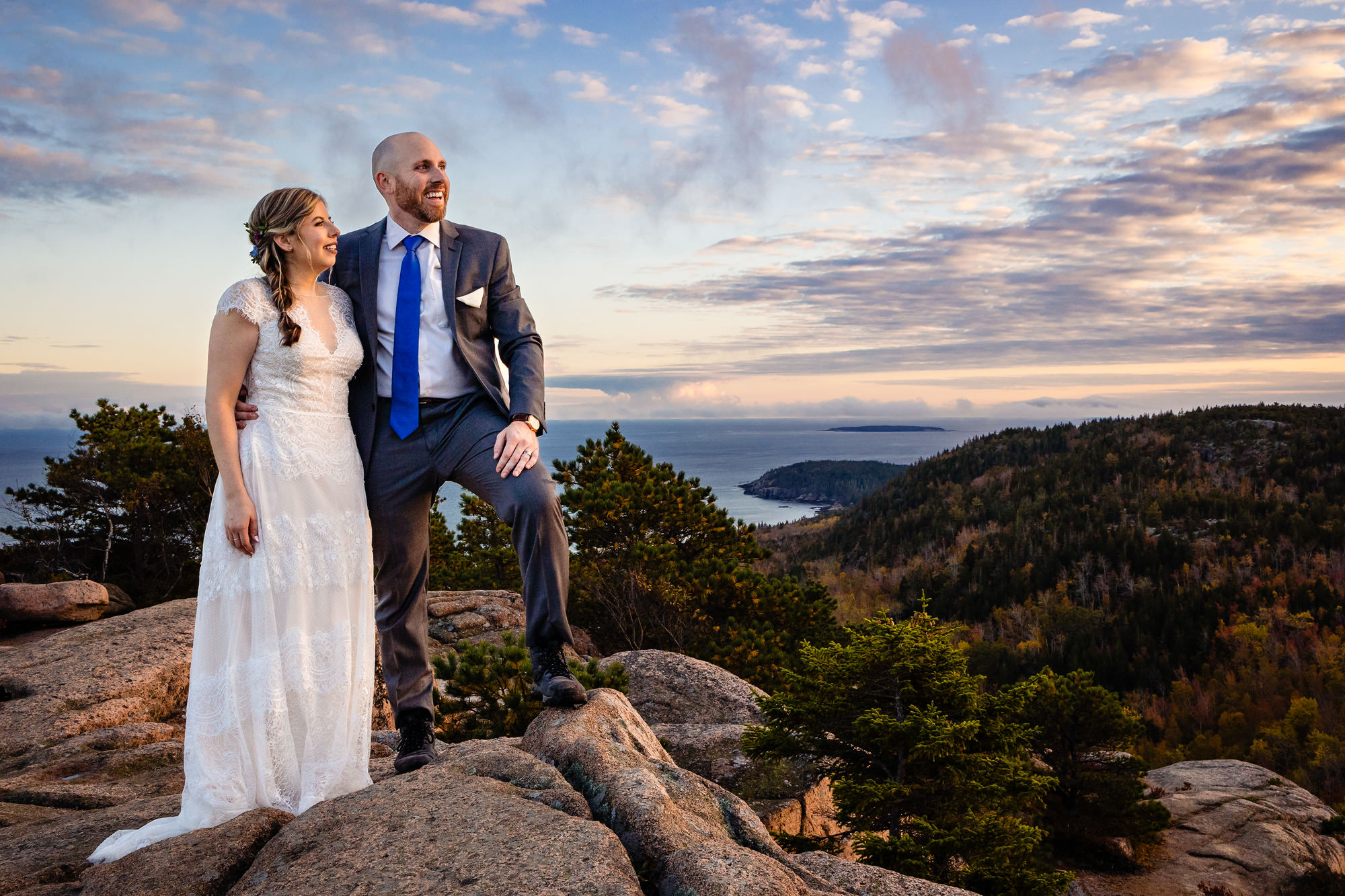 Jenna & Jordan's Beehive Acadia Elopement | Kate Crabtree Photography