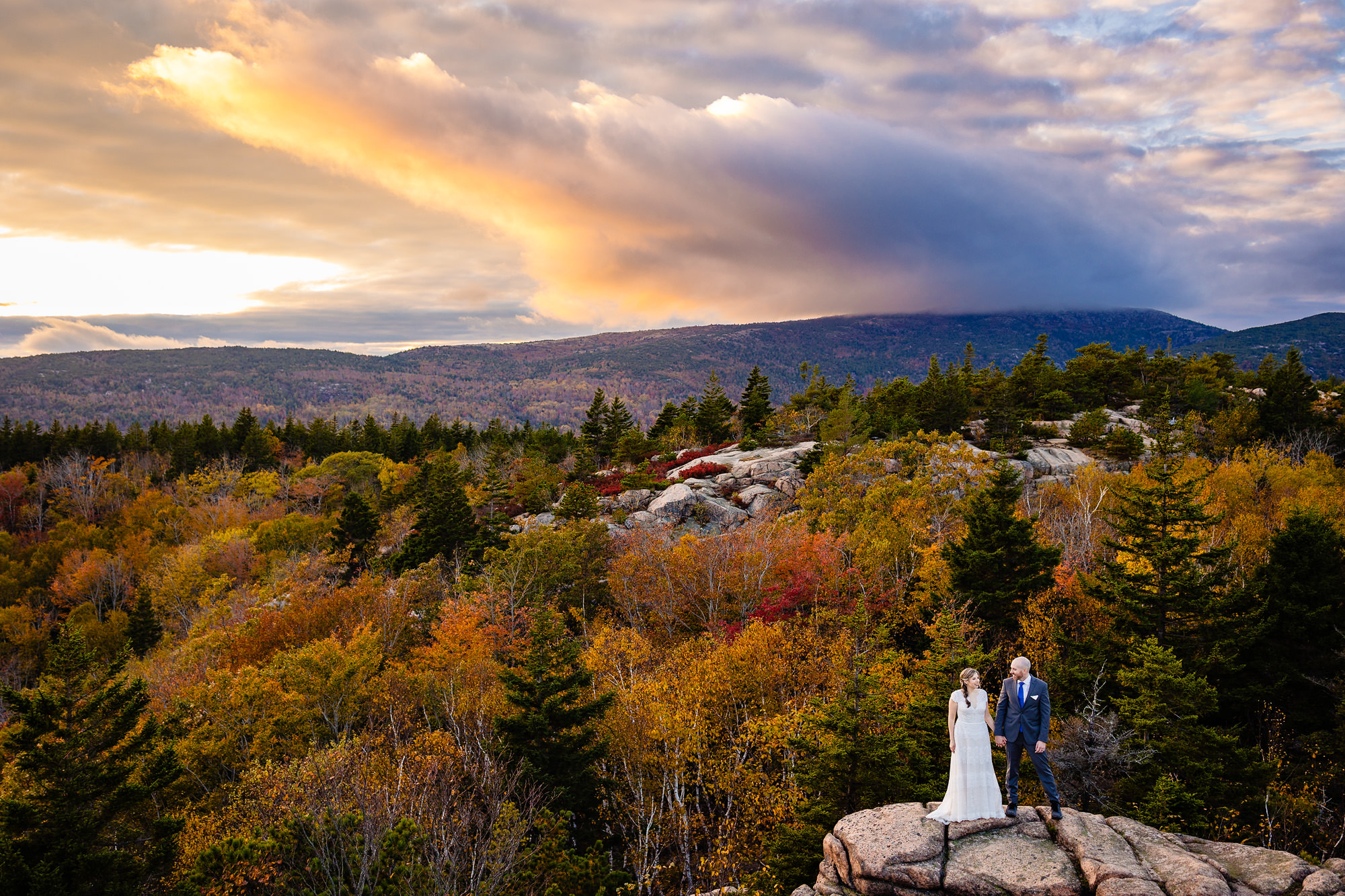 Jenna & Jordan's Beehive Acadia Elopement | Kate Crabtree Photography